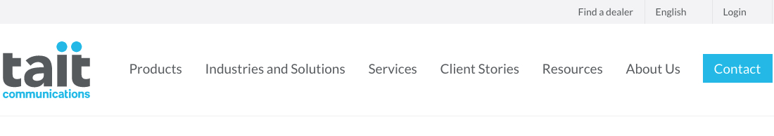 Tait North America Login - Tait North America